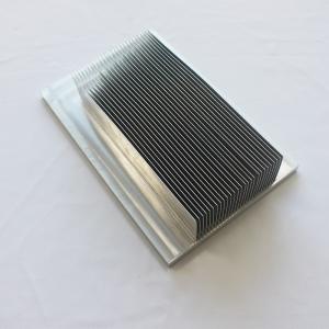 Quality Al6063 Anodizing Natural Folded Skived Fin Heat Sink With 16 Feet for sale
