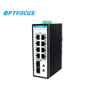 Quality Broadcast Storm Controlled Industrial Ethernet Switch Redundant Dual DC Power for sale
