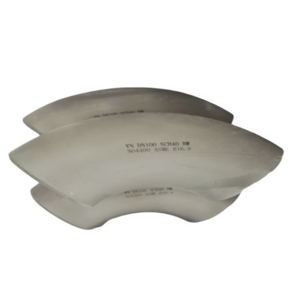 Quality Monel 400 DN100 Seamless Pipe Fittings SCH40 Long Radius Type For Heat Exchangers for sale