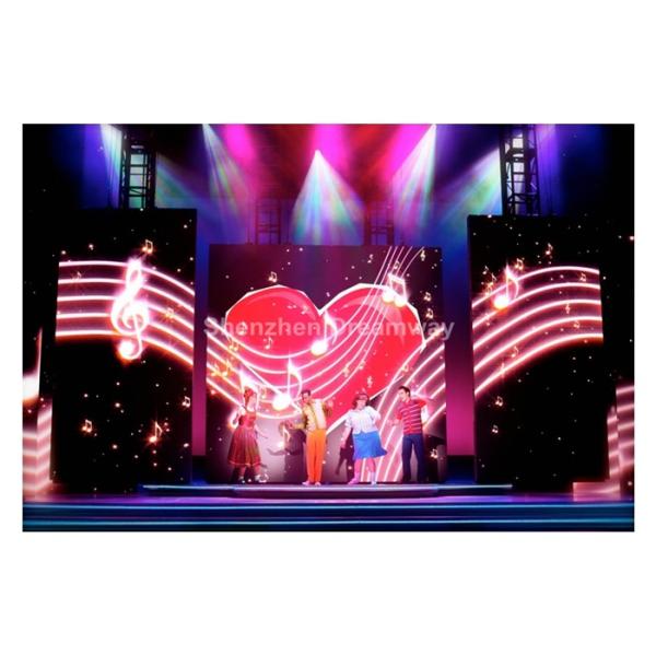 Quality 5mm Pixel Electronic Indoor LED Screen Rental for Stage , Video Processor for sale