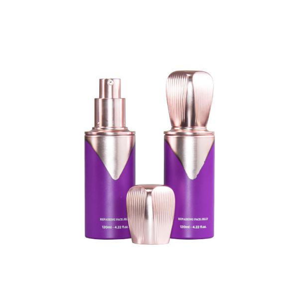 Quality Luxury cosmetics packaging for lotion 120ml PETG bottle for sale