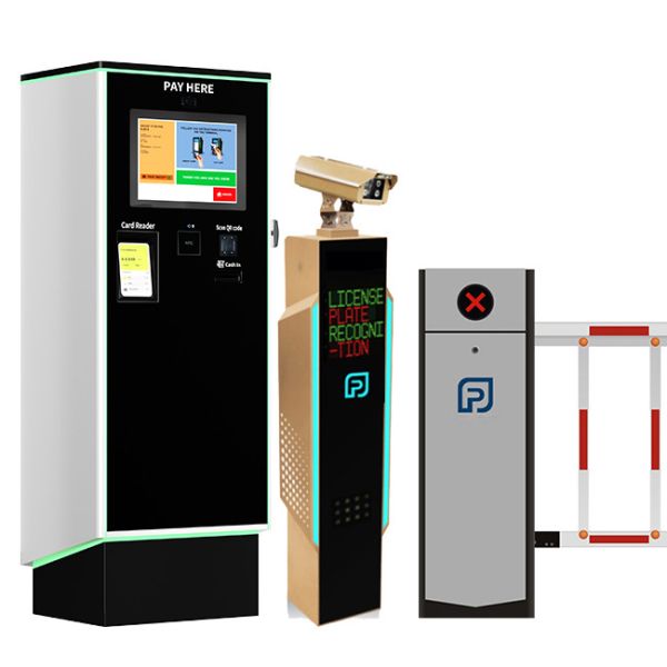 Quality Banknotes Parking Kiosk Machine LPR Pay Machine Parking System for sale