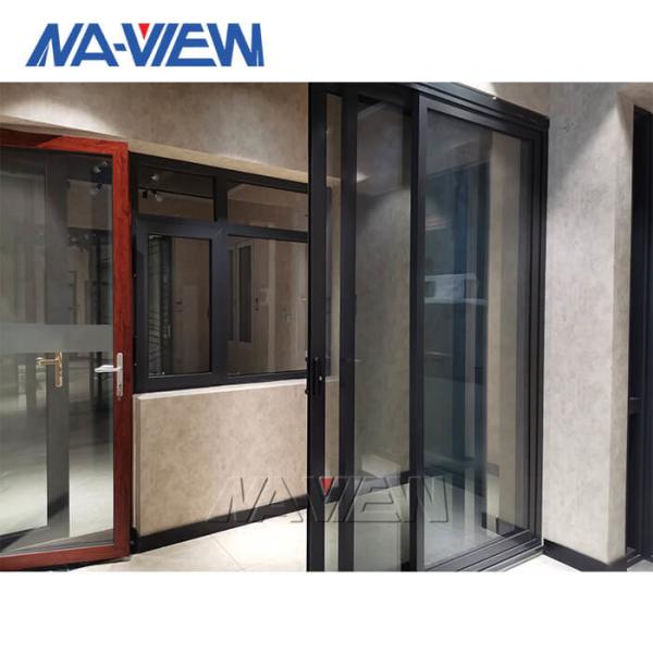 Quality tempered glass Aluminum Single Pane Sliding Windows Soundproof for sale