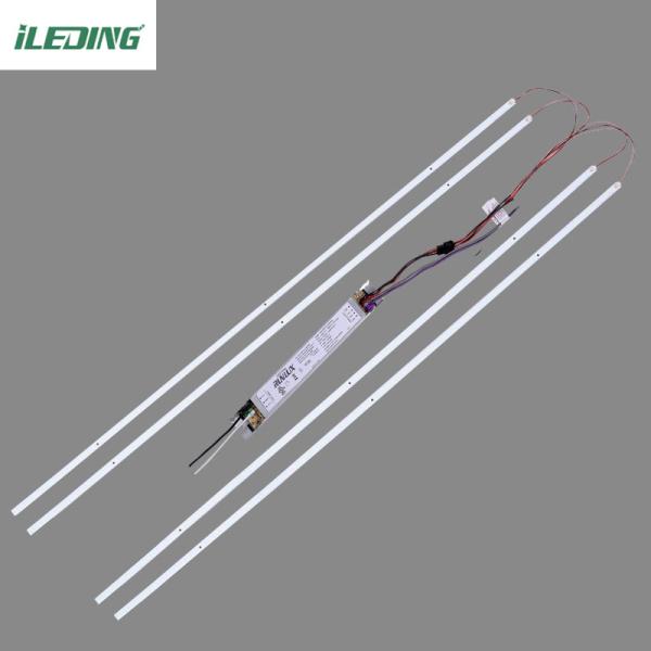 Quality PC Material 46W 1-10v Dimming LED Magnetic Light Linear Retrofit Kits For for sale