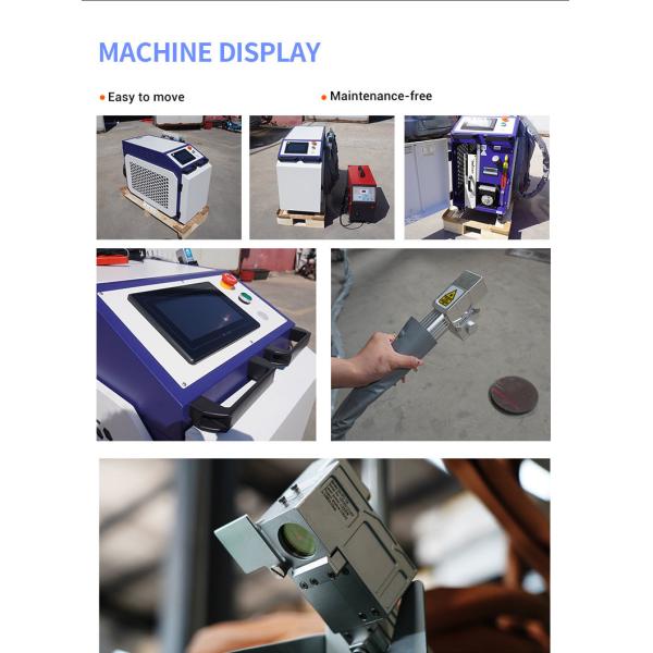 Quality Portable Hand Held Laser Cleaning Machine 1000 Watt Handheld Laser Rust Cleaner for sale