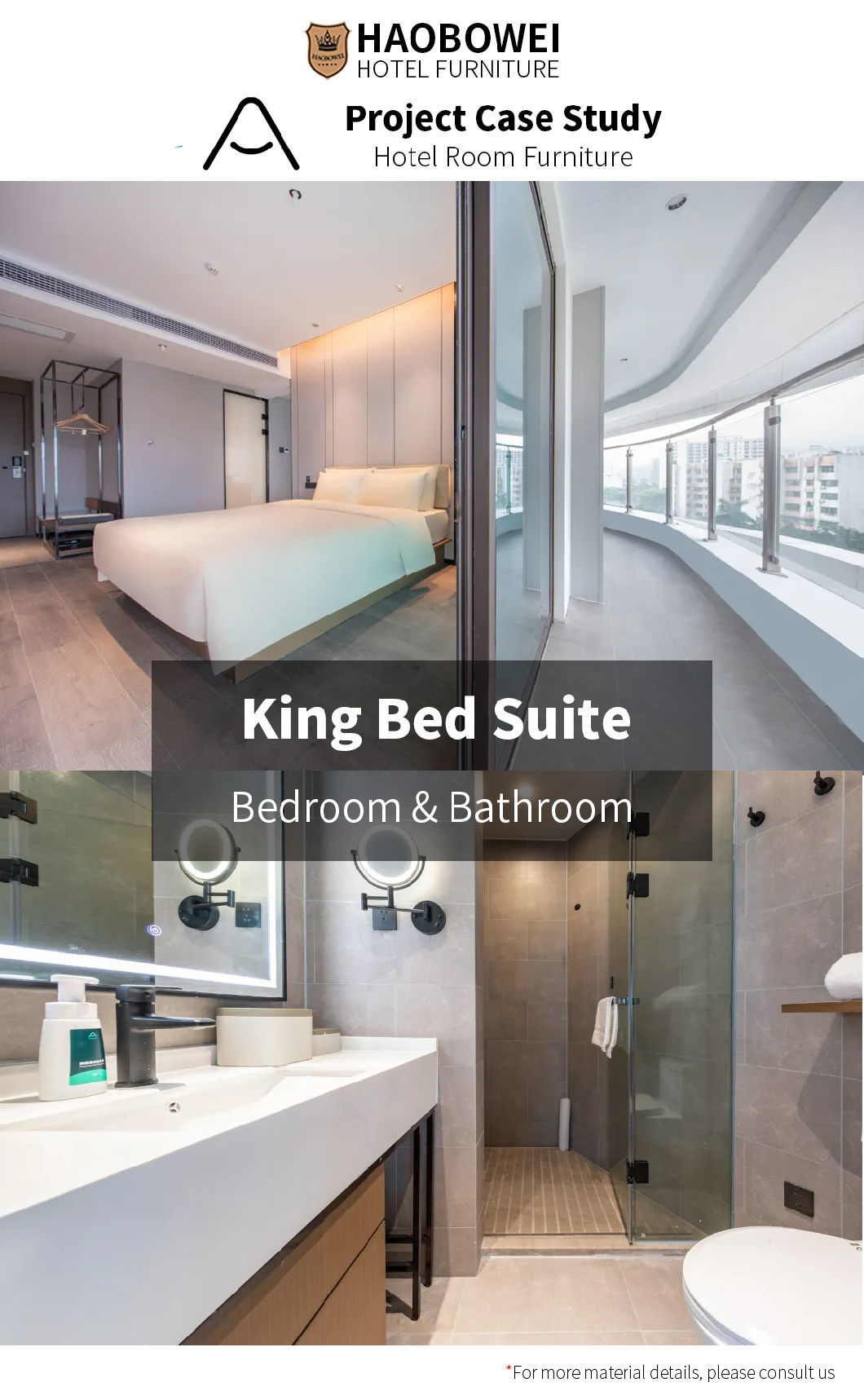 Wholesale Luxury Furniture Standard King Size Double Bedroom Set Three Star Hotel