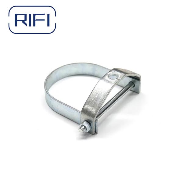 Quality 8'' Silver Conduit Clevis Hanger Metal Conduit Clamp Weather Resistance for sale