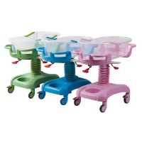 Quality Weighing ABS 980MM Infant Hospital Bed With Individual Brake for sale