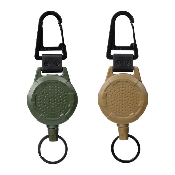 Quality Deyi Badge Reel  Heavy Duty Metal Retractable Keychain for sale