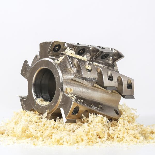 Quality HSS Helical Planer Cutter head With Reversible Carbide Knives for sale
