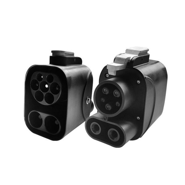 Quality CE Approved Output Current 250A Qiaoyi 250A Ev Fast Charger Connector CCS2 to CCS1 Adapter for Electric Car Charging for sale