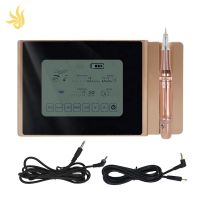 Quality Gold Color Wireless Permanent Makeup Tattoo Kit With LCD Screen for sale
