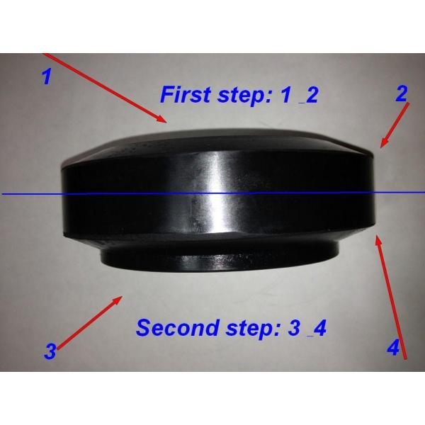 Quality Rubber trimming machine with two knives for sale