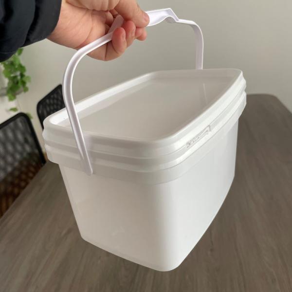 Quality Tool Durable 3L 5L Plastic Bucket with Printed or Sticker Label and Buckets Lid Handle for sale