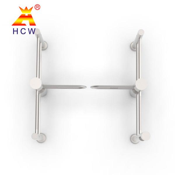 Quality 55cm Lane Width Controlled Access Turnstiles SS304 Facial Recognition Gate for sale