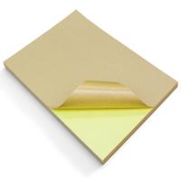 Quality Water Glue Colorful Kraft Sticker Photo Paper for sale