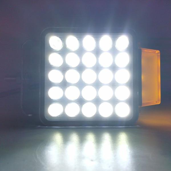 Quality White / Blue LED Square Work Light 75W LED Spotlights For Tractors for sale