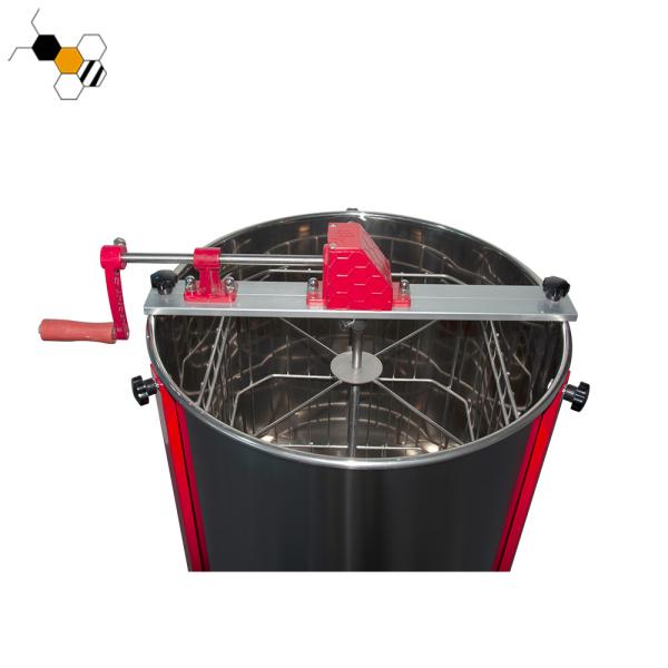 Quality 201SS Barrel Centrifugal 4 Frame Manual Honey Extractor for sale