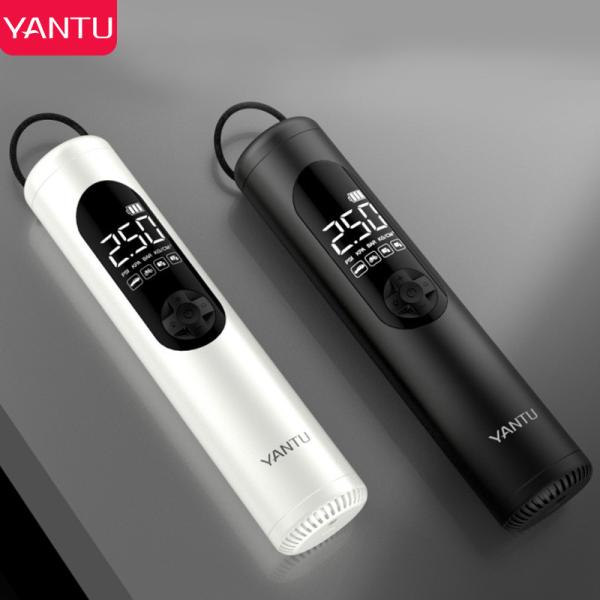 Quality YANTU A23 Portable Wireless Rechargeable Tire Inflator Emergency Light and Noise ≤80dB for sale