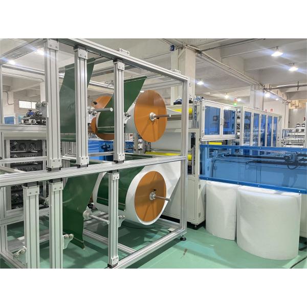 Quality Three Dimensional Primary Cotton Air Filter Bag Machine Including Small Inner for sale