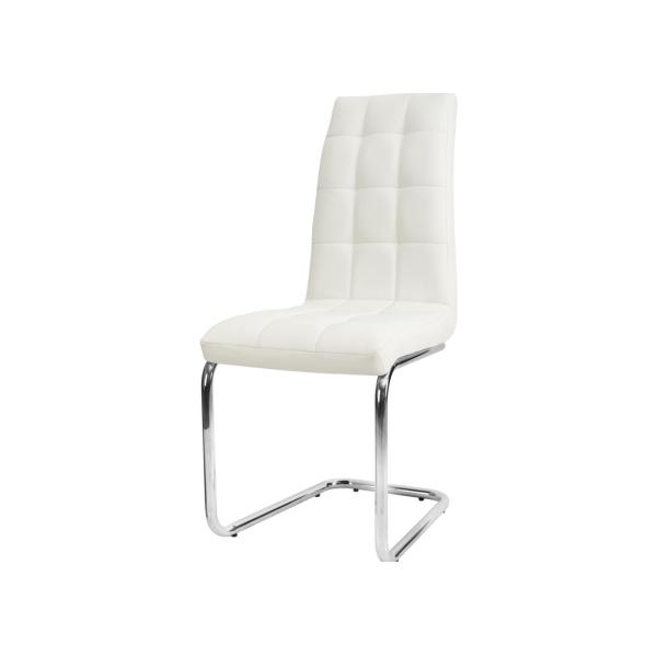 Quality High Back Kitchen 60KGS 60cm Faux Leather Dining Chairs for sale