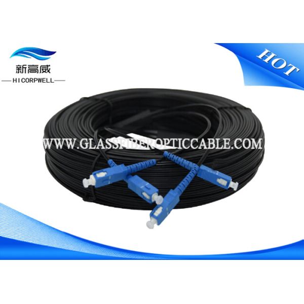 Quality 4 Core Fiber Optic Patch Cables Patch Cord PVC Low Smoke Zero Halogen Jacketed for sale