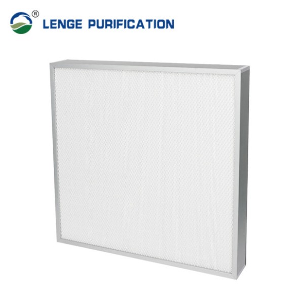 Quality 99.99995 % Aluminum Compact U16 Hepa Ulpa Filter With Glass Fibre for sale