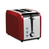 Quality 2 Slice Wide Slot Polished Stainless Steel Toaster Defrost Function for sale