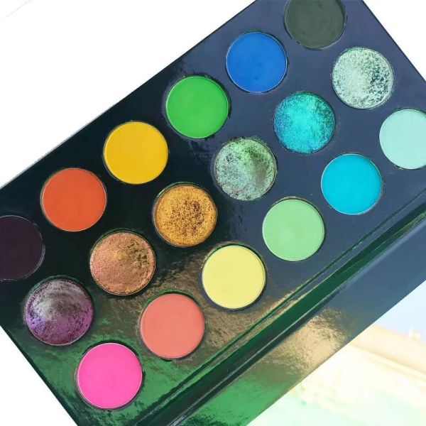 Quality 18 Colors Eye Makeup Eyeshadow Waterproof Hot Duochrome Eyeshadow Palette for sale