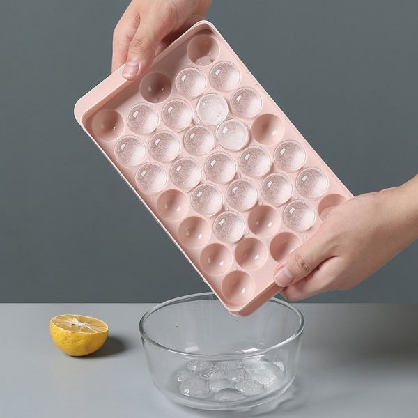 Quality Customized BPA-Free Circle Ice Tray for Freezer Small Round Ice Cube Trays Round Sphere for sale