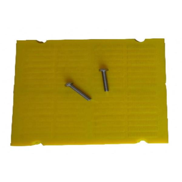 Quality Wear Resistance Polyurethane Dewatering Screen Panel with Steel Frame and High for sale