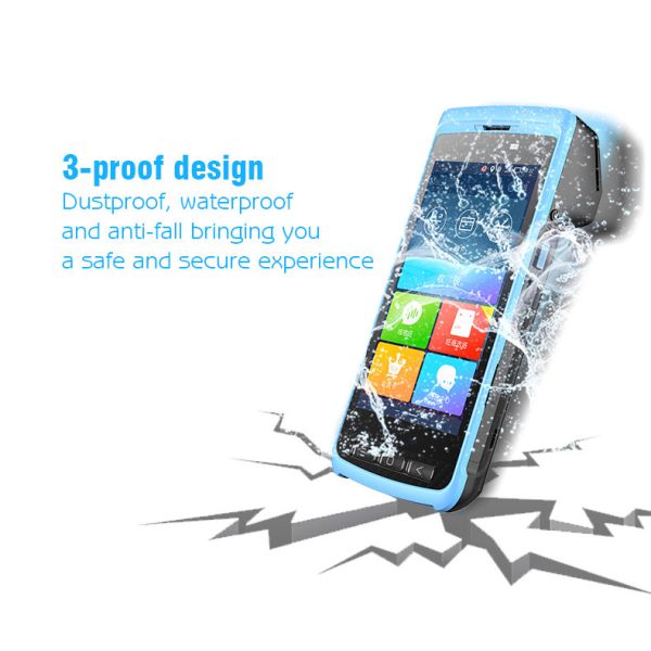 Quality 4G 5.0 Inch Android Smart POS Machine All In One Touch Screen for sale