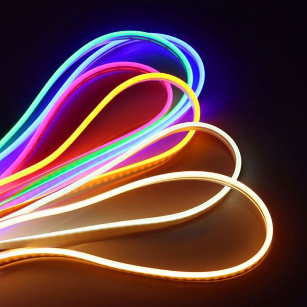 Quality Addressable Rgb LED Neon Light 12v 8 * 16led Silicone Flexible Cuttable Rgbic for sale