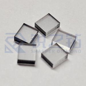 Quality 3mm Size Optical Grade CVD Single Crystal Diamond With Low Nitrogen Content for sale