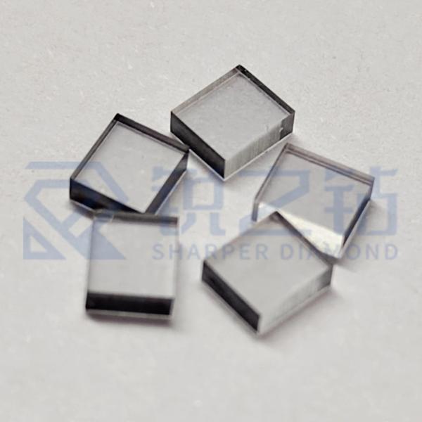 Quality 3mm Size Optical Grade CVD Single Crystal Diamond With Low Nitrogen Content for sale