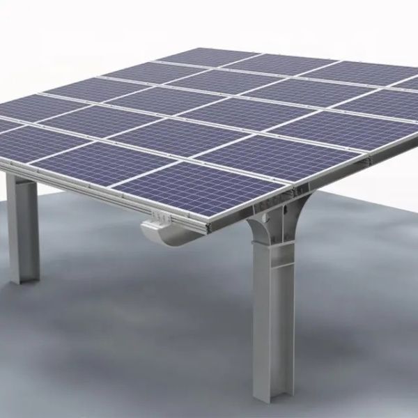 Quality Q235 Steel Solar Carport Structures with CE Certification and 1.4KN/m2 Snow Load for sale