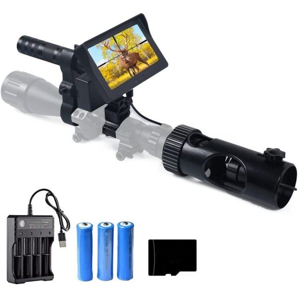 Quality Photo Recording 200-400m Night Vision Sight With Infrared Laser Flashlight for sale
