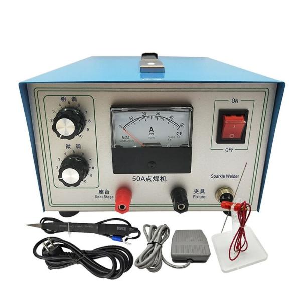 Quality AC220v 50HZ Jewelry Welding Machine 50A Sparkle Welder Handheld for sale