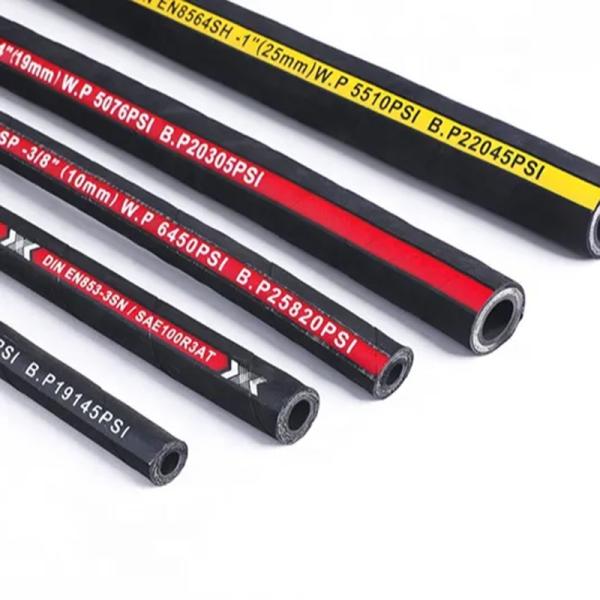 Quality Parker Synthetic Rubber Suction Hydraulic Fluid Hose Customized for sale