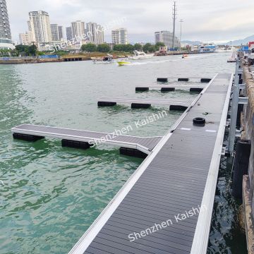Quality Aluminum Alloy Floating Dock Wharf Pontoon Floating Jetty Pier Float Dock for sale