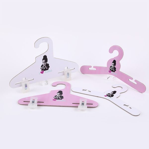 Quality Customizable Clip Style Paper Hanger with ROSH Report for Eco-Friendly Clothes for sale