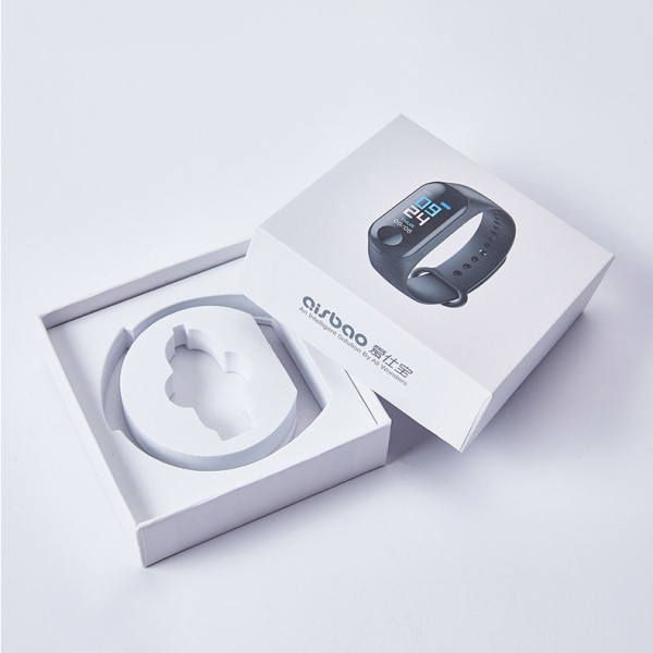 Quality Smart Bracelet Electronics Packaging Box Paperboard Recycled Materials CMYK for sale
