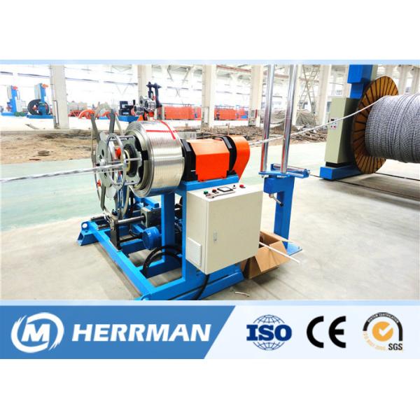 Quality Aluminum Alloy Interlock Cable Armouring Machine For Cable Manufacturing Plant for sale