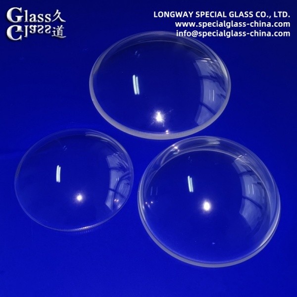 Quality Transparent Optical Dome Lens For Security Camera / Microscope / Telescope for sale