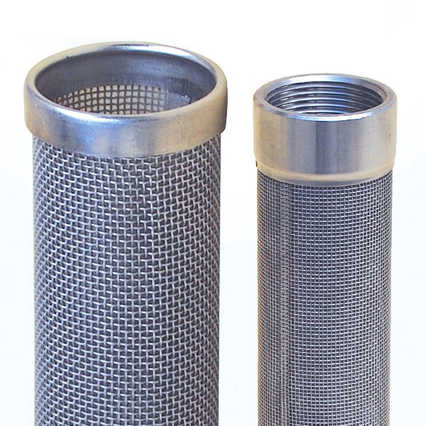 Quality IATF 16949 Stainless Steel Mesh Filter Element Covered Edge for sale