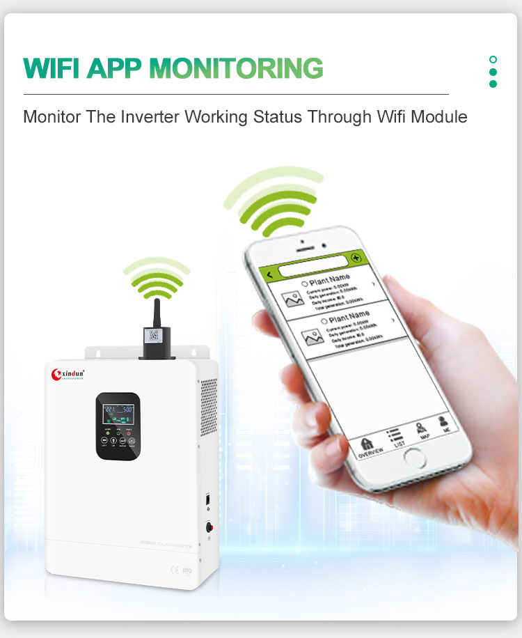 5kva hybrid inverter wifi