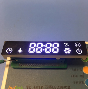 Quality Low cost ultra white 7 segment led display module for kitchen hood /range hood for sale