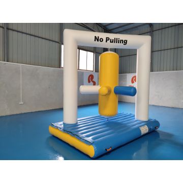 Quality Kids Floating Inflatable Water Park / Inflatable Aqua Splash Park For Shallow for sale