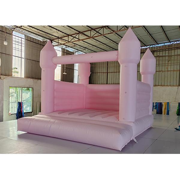 Quality Pink Inflatable Bouncer Castle Adults Kids Wedding Party Bouncing Castles for sale