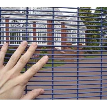 Quality heavy gauge small hole welded Anti climb security fence 358 wire mesh fence for sale
